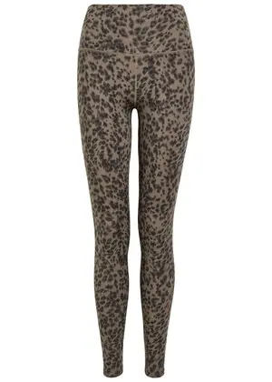 Varley Freesoft High Rise Soft-jersey Leggings - Brown