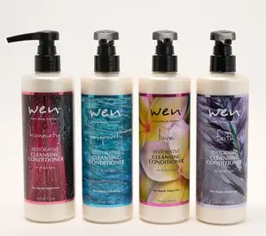 WEN By Chaz Dean Set Of 4 16oz Cleansing Conditioners - One-color