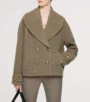 Burberry Wool Double-breasted Pea Coat