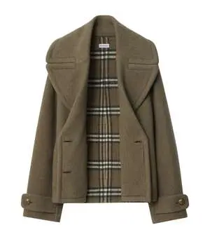 Burberry Wool Double-breasted Pea Coat