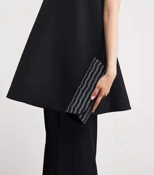 Rodo Embellished Satin Clutch