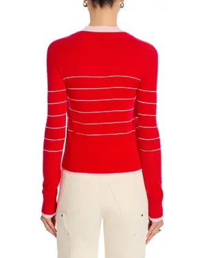 Derek Lam 10 Crosby Vernon Double Layer Wool Cashmere Sweater