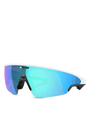 Oakley Meta Vanguard Rectangular Ai Sunglasses, 52mm - White/prizm Sapphire