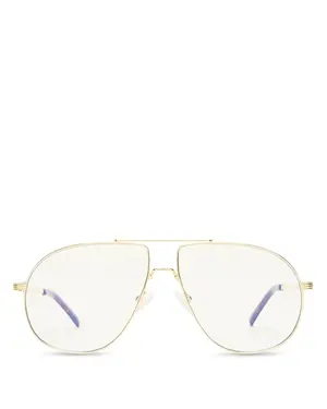 Le Specs Schmaltzy Aviator Blue Light Glasses