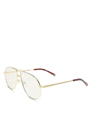 Le Specs Schmaltzy Aviator Blue Light Glasses