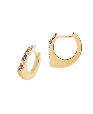 PDPAOLA Oda Hoop Earrings - Gold
