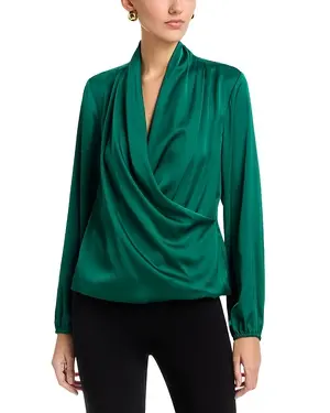 T Tahari Long Sleeve Blouses