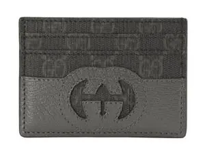 Gucci Interlocking Gg Supreme Cutout Card Case