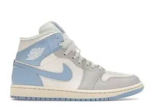 JORDAN Air Jordan 1 Mid Sneakers Psychic Blue/sail/coconut Milk