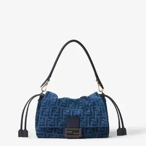 Fendi Mamma Baguette Medium - Blue