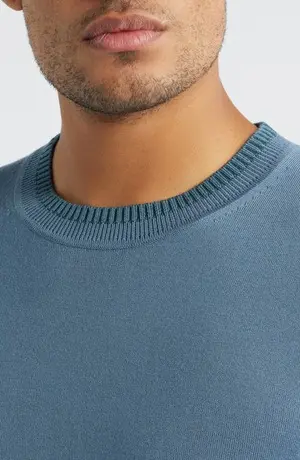 Paul Smith Merino Wool Crewneck Sweater - Greyish Blue