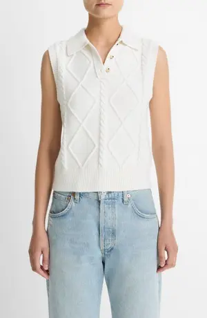 Vince Collared Vests For Women