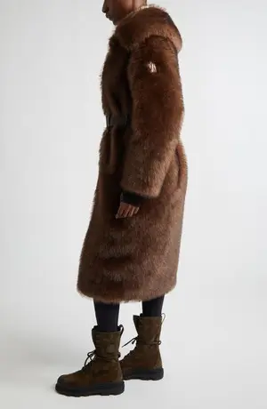 Moncler Arly Belted Long Coat