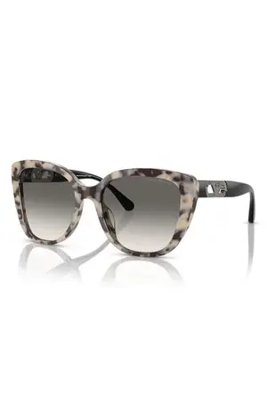 Emporio Armani 54mm Butterfly Sunglasses