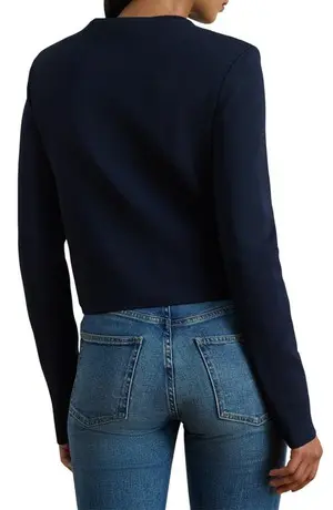 Ralph Lauren Crewneck Crop Sweater Jacket