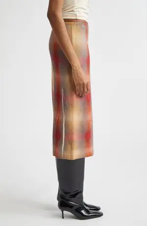 DIESEL® M-cherie Wool Midi Sweater Skirt