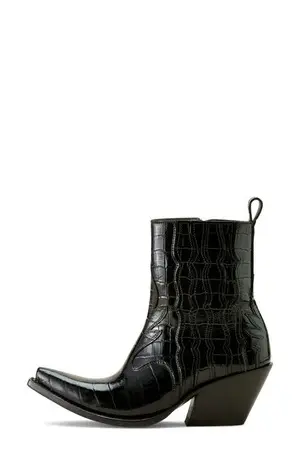 Ariat Jade X Toe Cowboy Boot - Luxe Caviar Croc Print