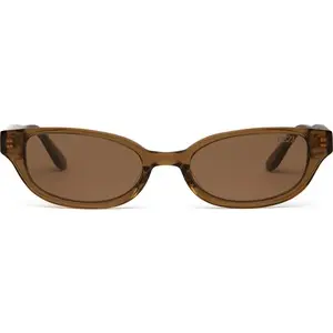 Dezi Gia Rectangular Gradient Sunglasses - Gia Sand/champagne