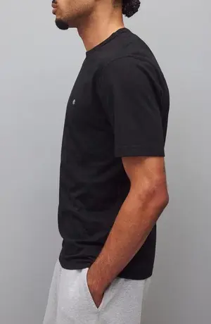 Reigning Champ Embroidered Monogram Lightweight Jersey T-shirt