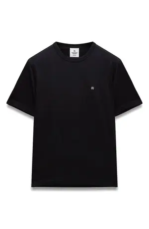 Reigning Champ Embroidered Monogram Lightweight Jersey T-shirt