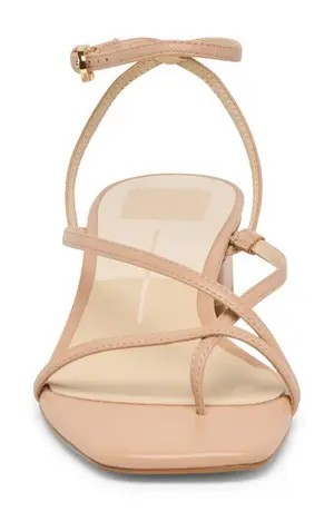 Dolce Vita Karlos Ankle Strap Sandal - Light Tan Leather