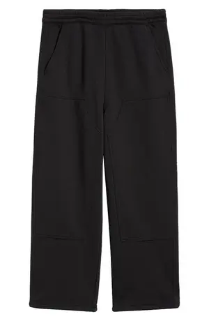 Carhartt Work In Progress Double Knee Cotton Blend Sweatpants - Grey