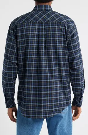 Carhartt Work In Progress Widmark Plaid Flannel Button-up Shirt
