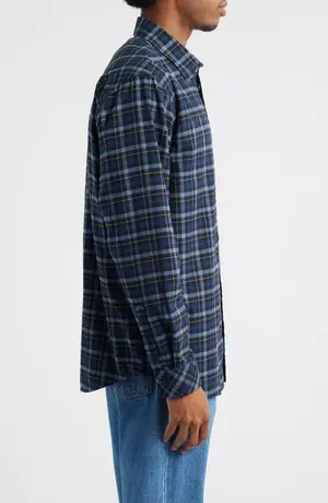 Carhartt Work In Progress Widmark Plaid Flannel Button-up Shirt