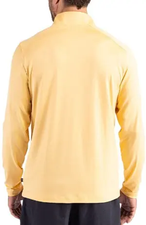 Cutter & Buck Coastline Epic Comfort Half Zip Performance Pullover - Desert