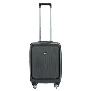 Bric'S Cervia Expandable Carry-on Spinner Luggage With Front Pocket - Dark Grey