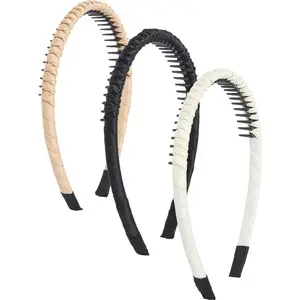 Chelsea28 Assorted 3-pack Comb Headbands - Neutral Multi