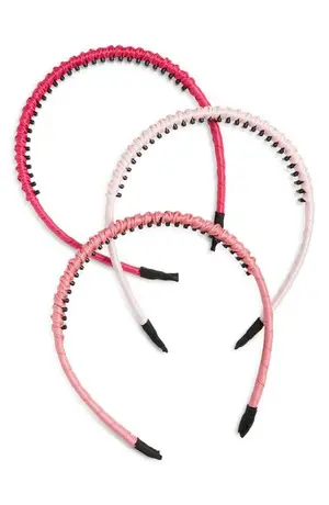 Chelsea28 Assorted 3-pack Comb Headbands - Red Multi