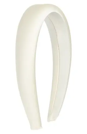 Chelsea28 Puff Satin Headband - Ivory