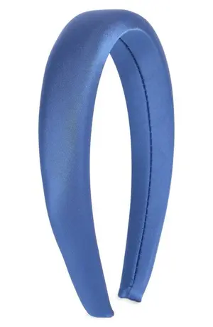 Chelsea28 Puff Satin Headband - Navy