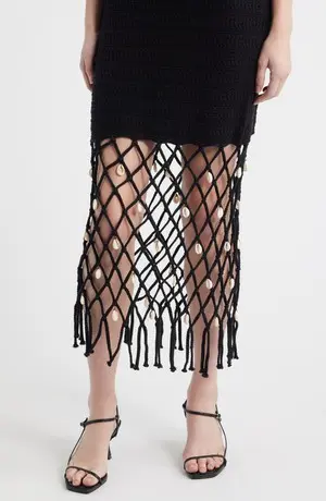 Rails Nastia Shell Embellished Cover-up Dress