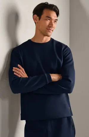 RHONE Quantum Crewneck Sweatshirt - True Navy