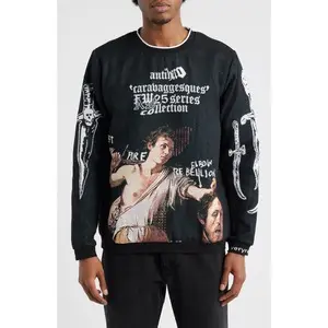 VERYRARE David Vs. Goliath Jacquard Sweatshirt