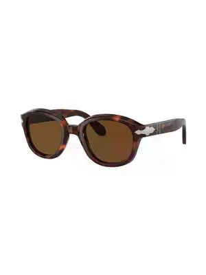 Persol Tortoiseshell Round Frame Sunglasses