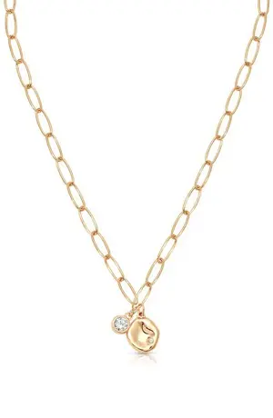 Ettika Double Charm Chain Necklace