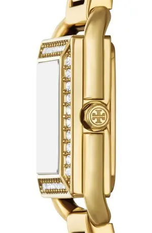 Tory Burch Kira Crystal Bezel Bracelet Watch