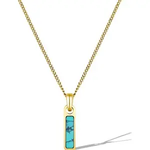 VINCERO Birthstone Pendant Necklace - Gold - December