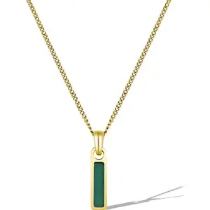 VINCERO Birthstone Pendant Necklace - Gold - May
