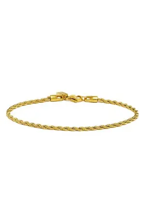VINCERO Rope Chain Bracelet - Gold