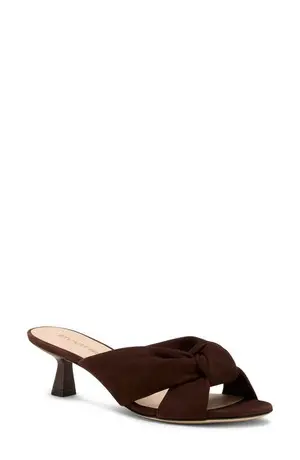 STUART WEITZMAN Soplaya Slide Sandal - Walnut