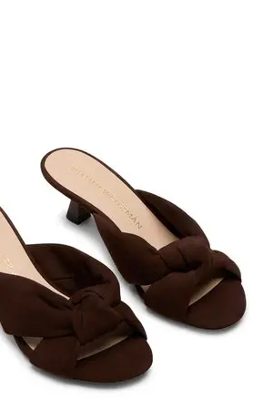STUART WEITZMAN Soplaya Slide Sandal - Walnut