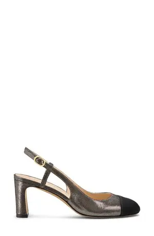 STUART WEITZMAN Babette Cap-toe Slingback Pumps