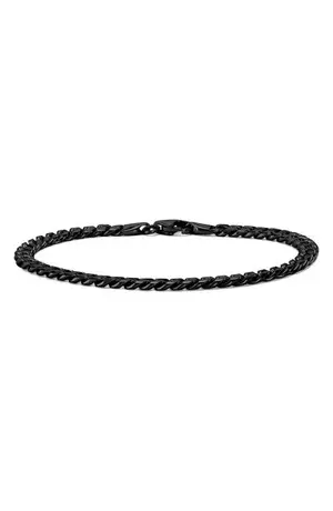VINCERO Cuban Chain Bracelet - Black