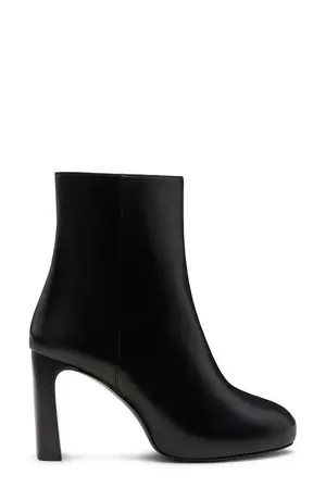 STUART WEITZMAN Babette Platform Zip Bootie - Black