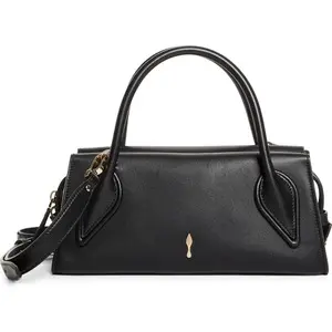 CHRISTIAN LOUBOUTIN Mini Lambskin Baguette Bag - Black