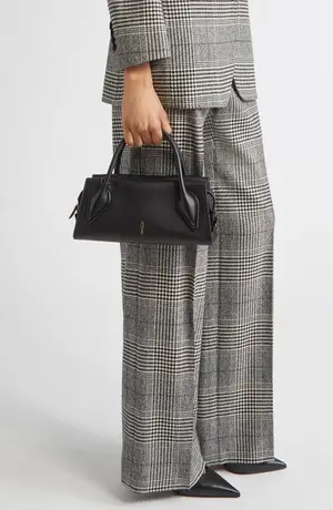 CHRISTIAN LOUBOUTIN Mini Lambskin Baguette Bag - Black